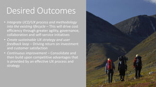 Building a user centered process and roadmap | PPT