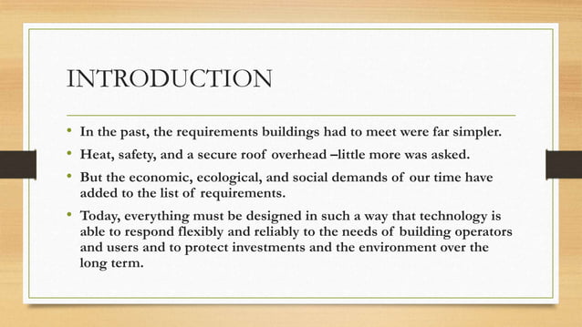 Building automation | PPT