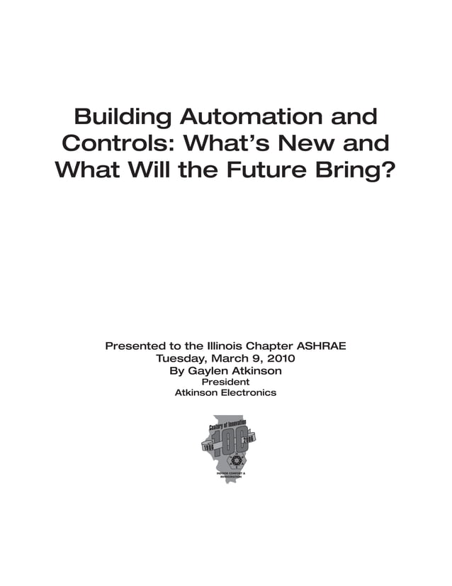 Building automation & controls | PDF