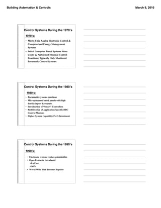 Building automation & controls | PDF