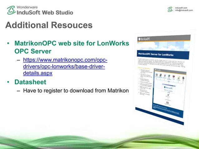 Building Automation Networks with InduSoft Web Studio | PPTX | Web Conferencing | Computer ...