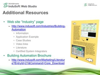 Building Automation Networks with InduSoft Web Studio | PPTX