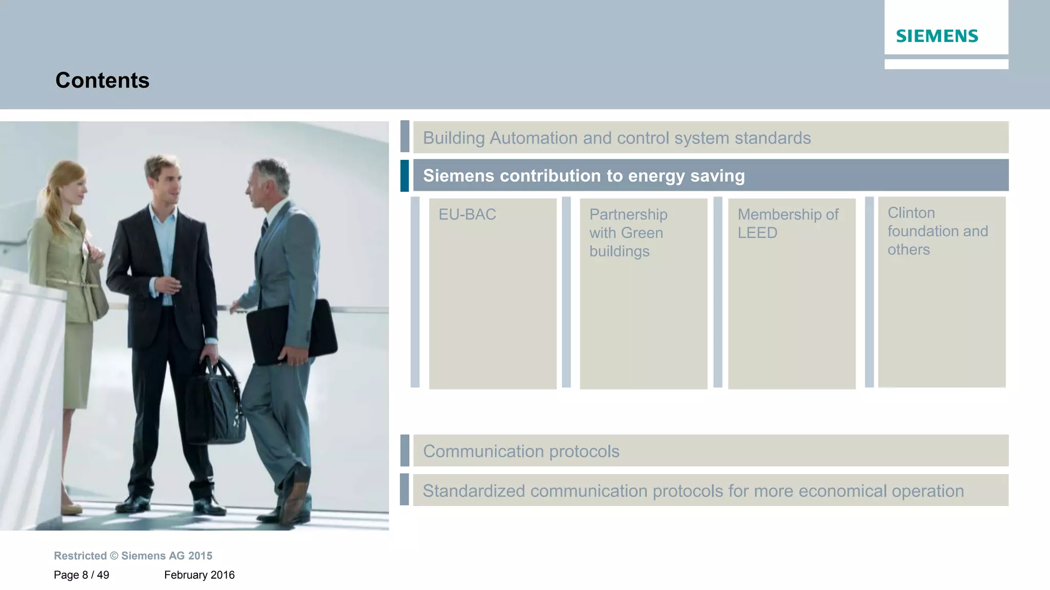 Building automation standards and integration | PPTX