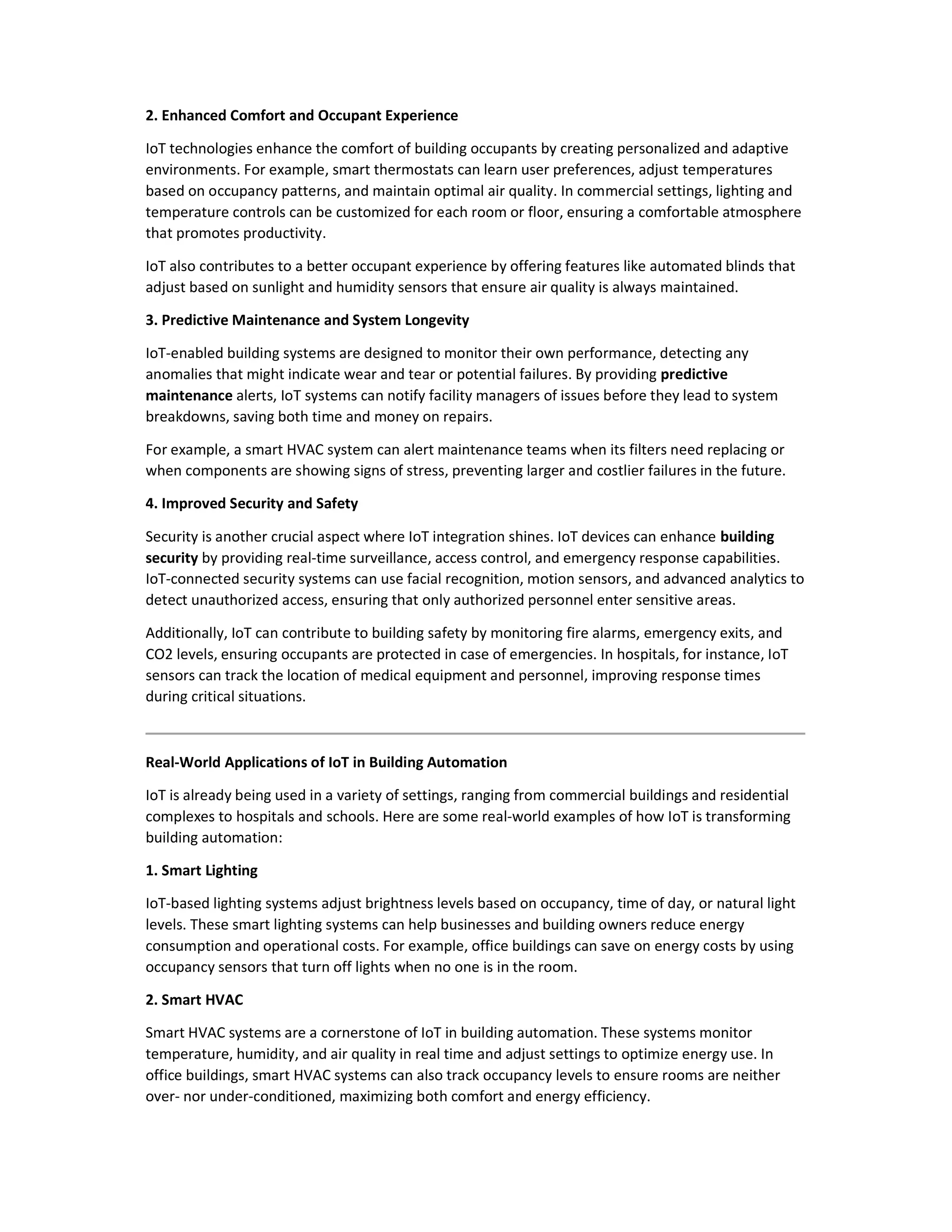 IoT in Building Automation, Enhancing Connectivity for Smarter Buildings | PDF