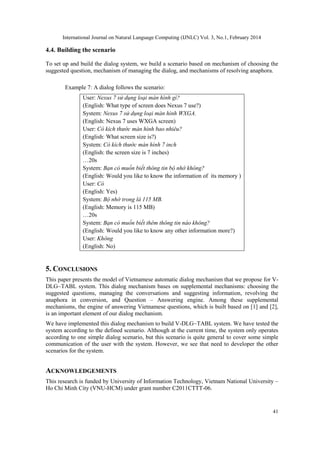 Building a vietnamese dialog mechanism for v dlg~tabl system | PDF