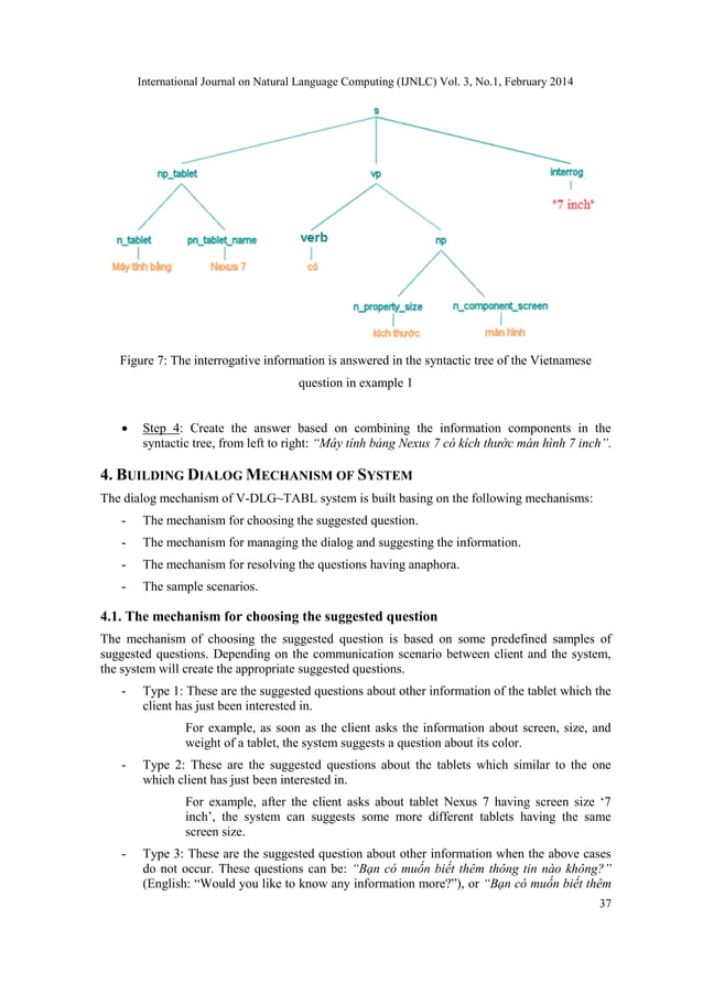 Building a vietnamese dialog mechanism for v dlg~tabl system | PDF