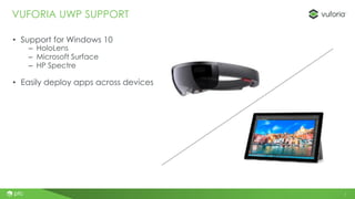 Building a Vuforia App for Hololens | PPT