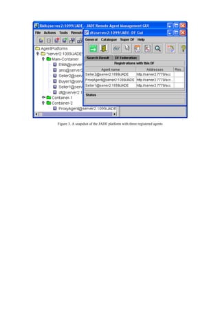 Building a Web-bridge for JADE agents | PDF