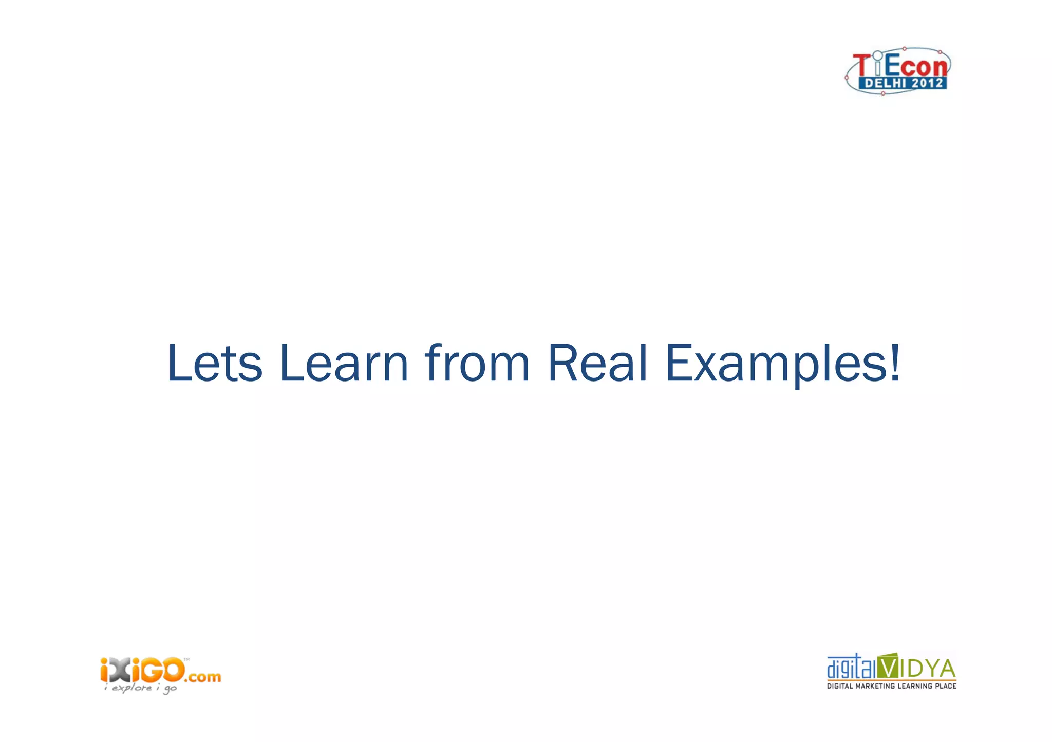 Building a Web Analytics Framework that Works | PPT