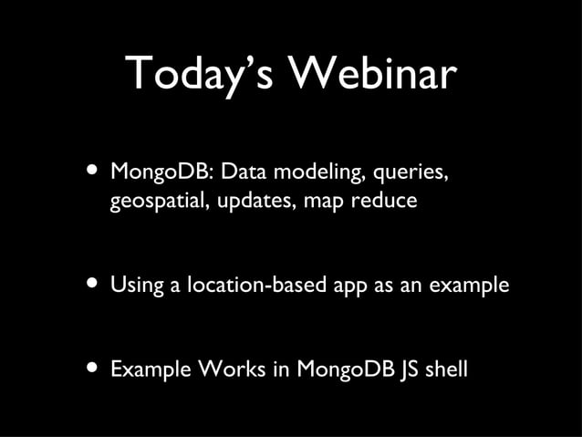Building a web application with mongo db | PPT
