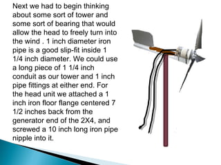 Building a wind turbine | PPT