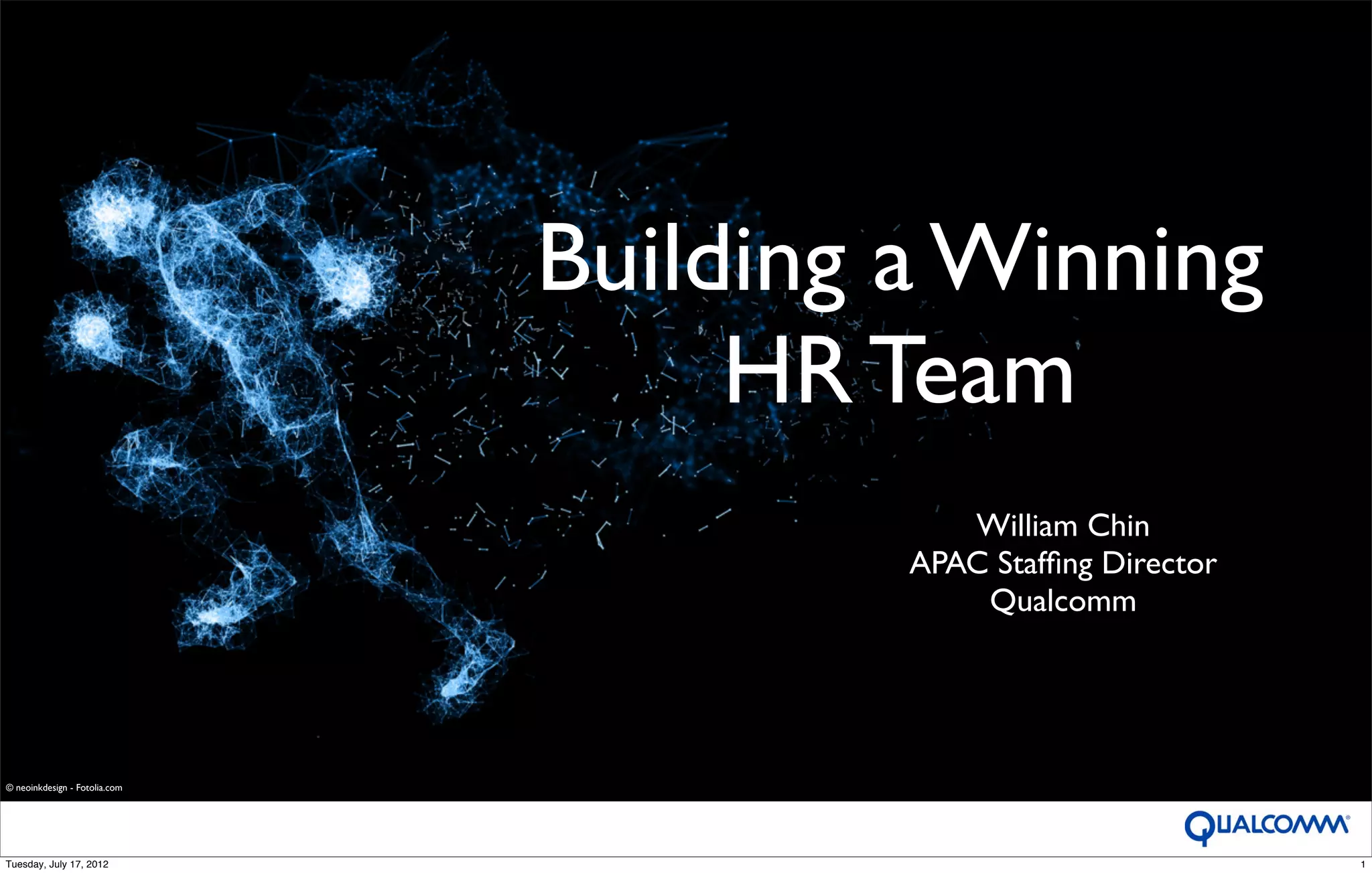 Building a Winning HR Team | PPT