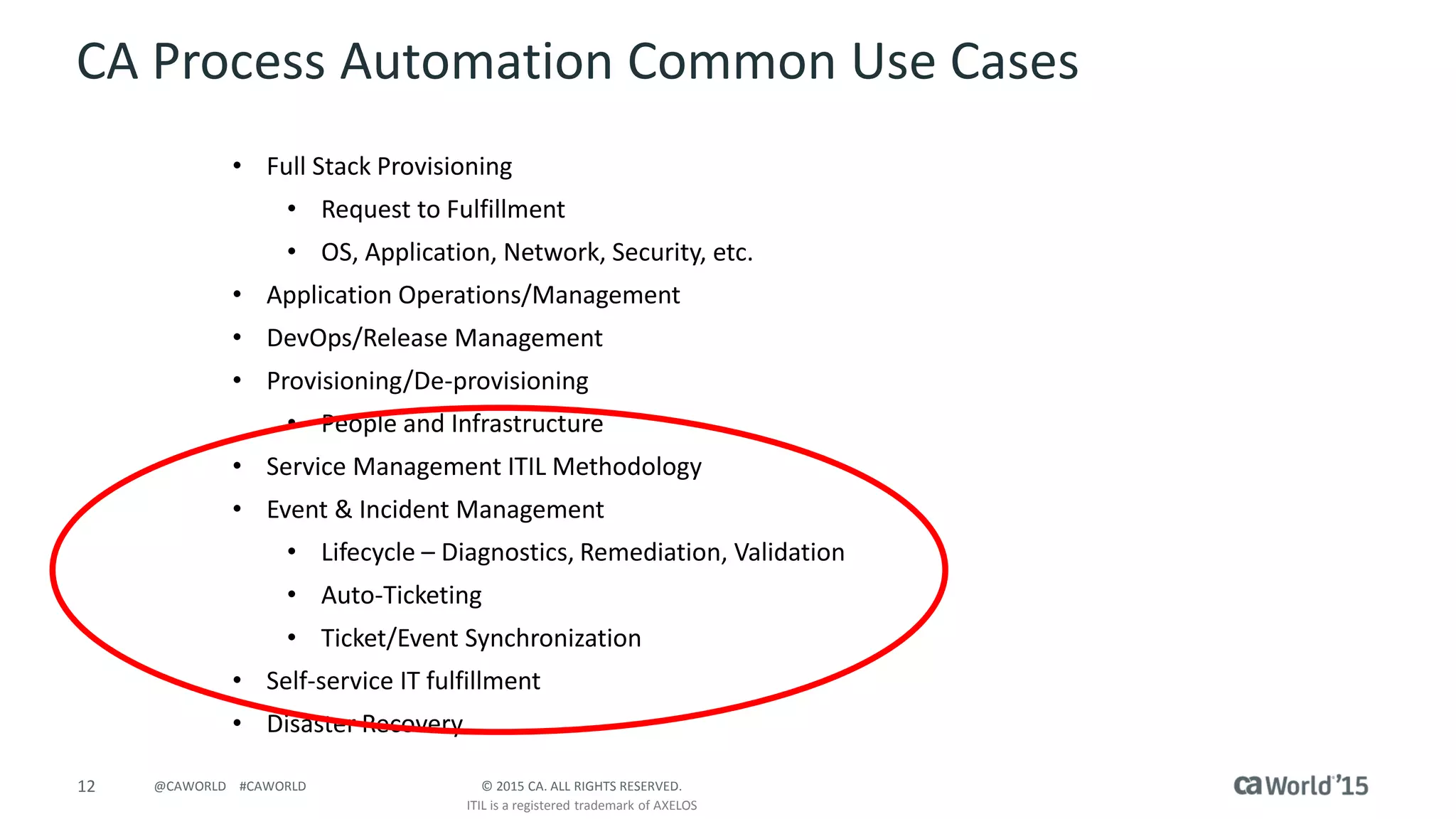 Pre-Con Education: Building Basic ITSM Workflows in CA Service ...