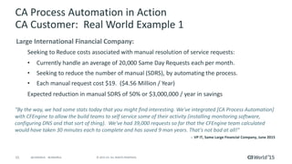 Pre-Con Education: Building Basic ITSM Workflows in CA Service ...