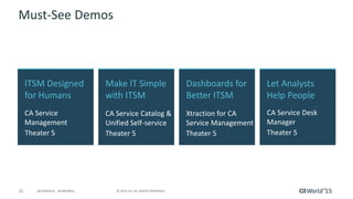 Pre-Con Education: Building Basic ITSM Workflows in CA Service ...