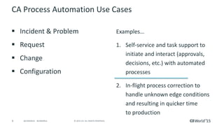 Pre-Con Education: Building Basic ITSM Workflows in CA Service ...