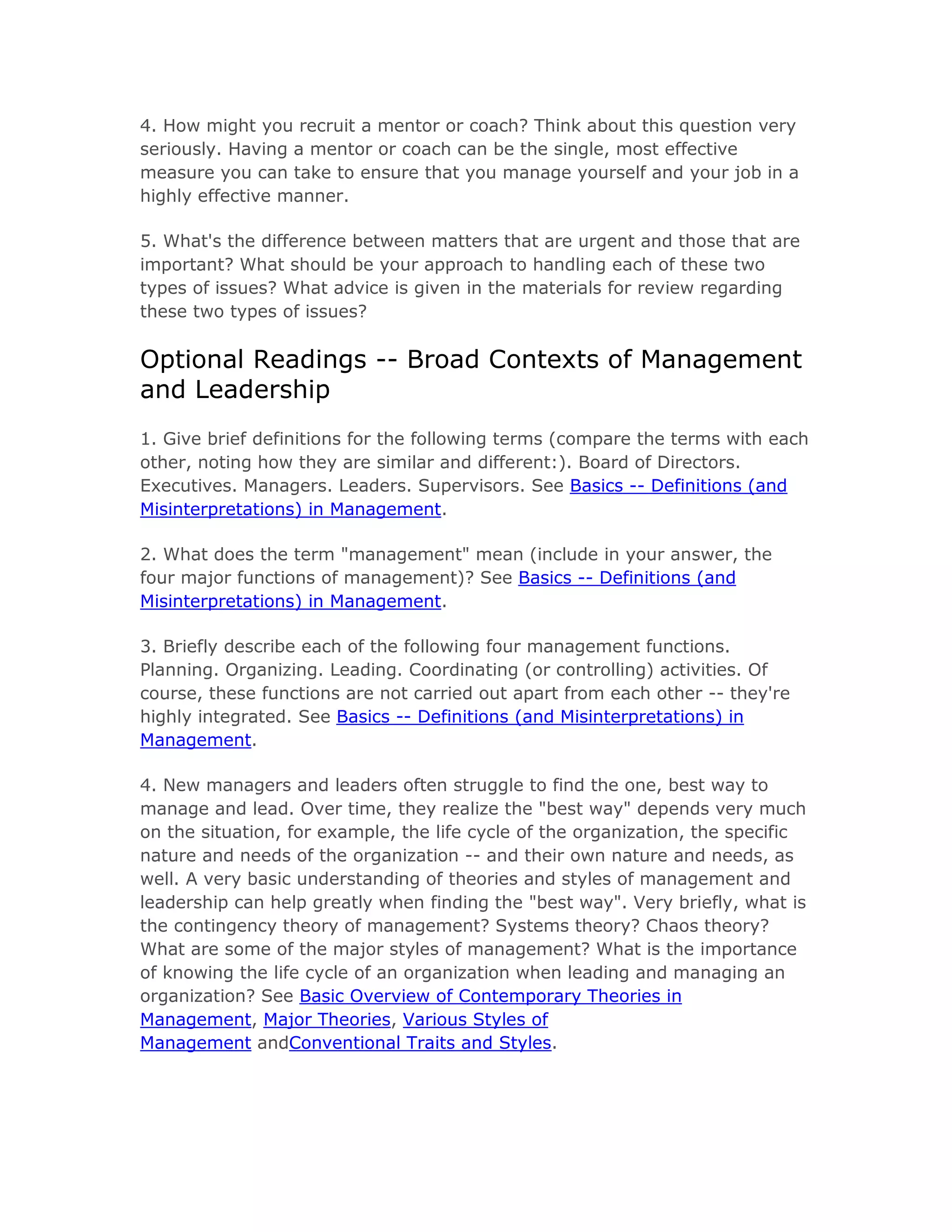 Building basic skills in management and leadership | PDF