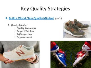 Building best in-class quality in footwear manufacturing | PDF