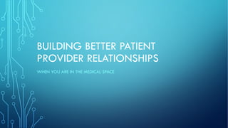 Building a Strong Partnership with Your Medical Team | PDF