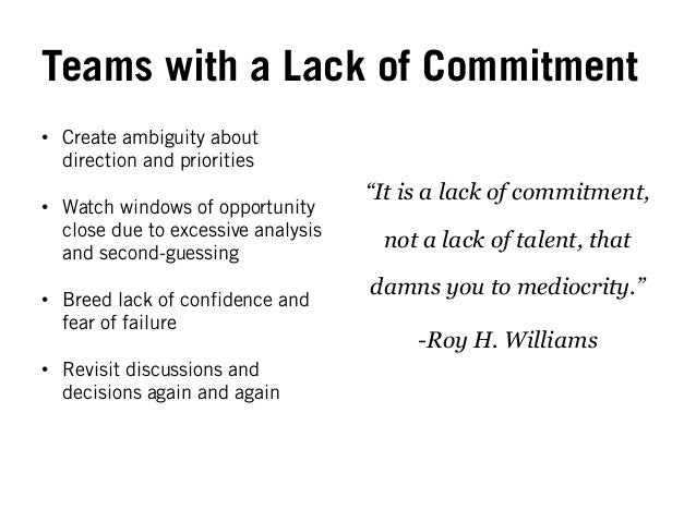 Dysfunctional Team Quotes