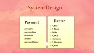 Building Billing Database Management System project | PPT