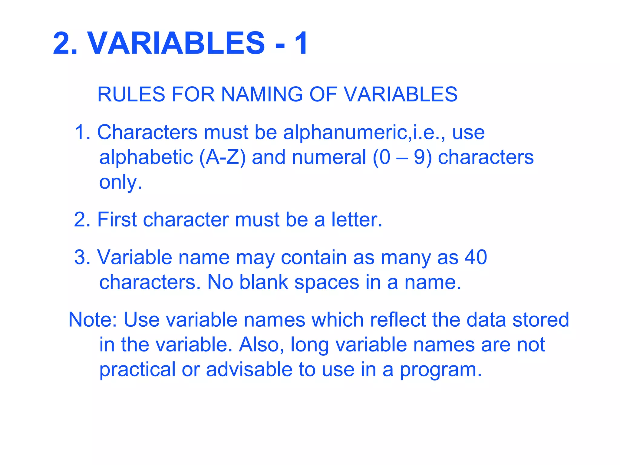 Building blocks 2 | PPT | Programming Languages | Computing