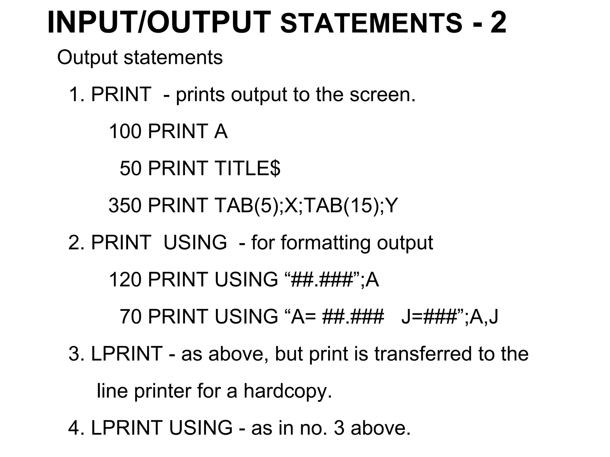 Building blocks 2 | PPT | Programming Languages | Computing