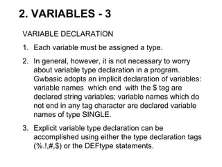 Building blocks 2 | PPT | Programming Languages | Computing
