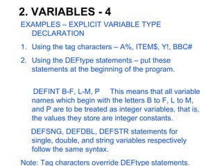 Building blocks 2 | PPT | Programming Languages | Computing