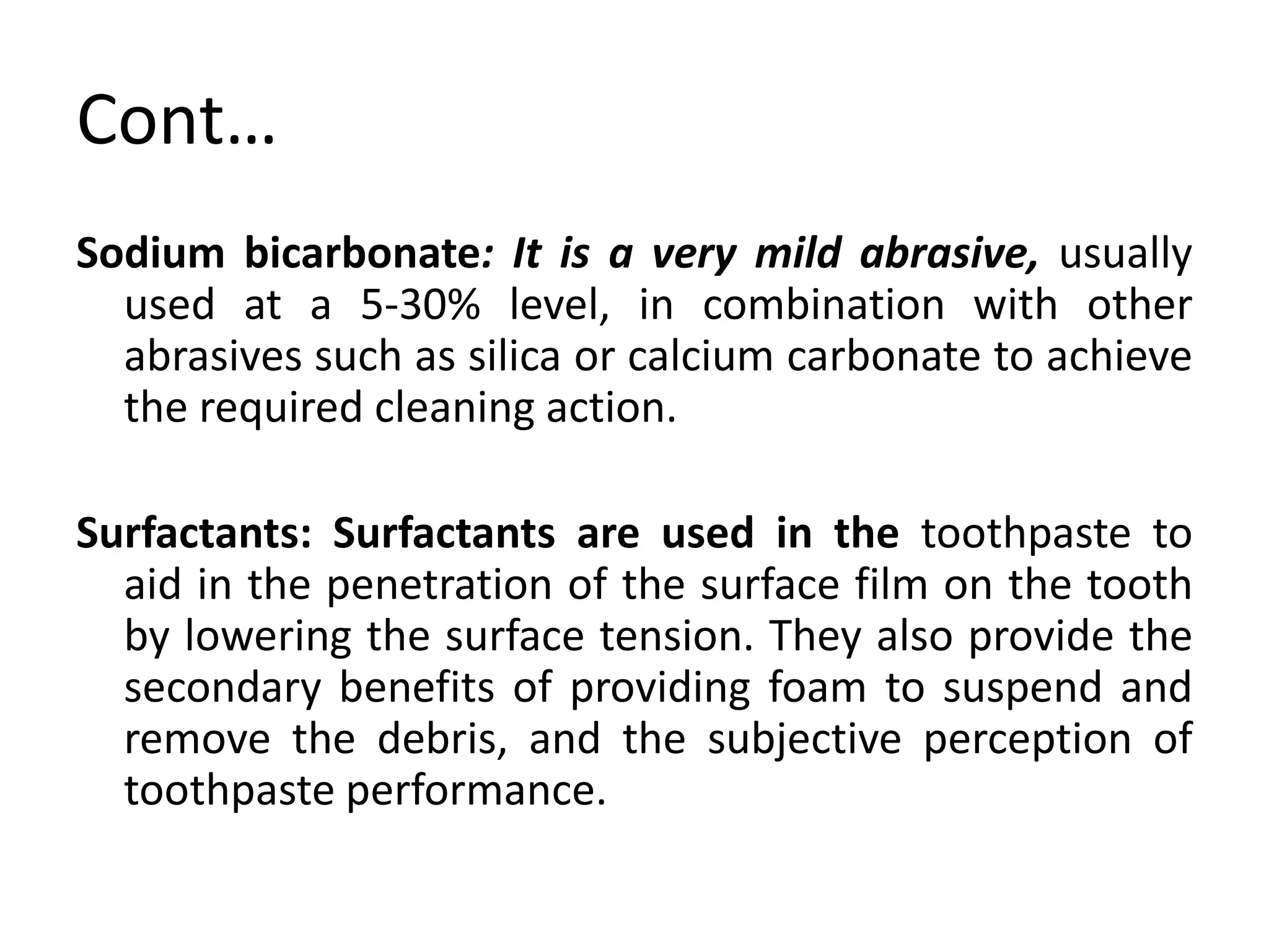 Building blocks for formulation shampoo and toothpaste | PPTX
