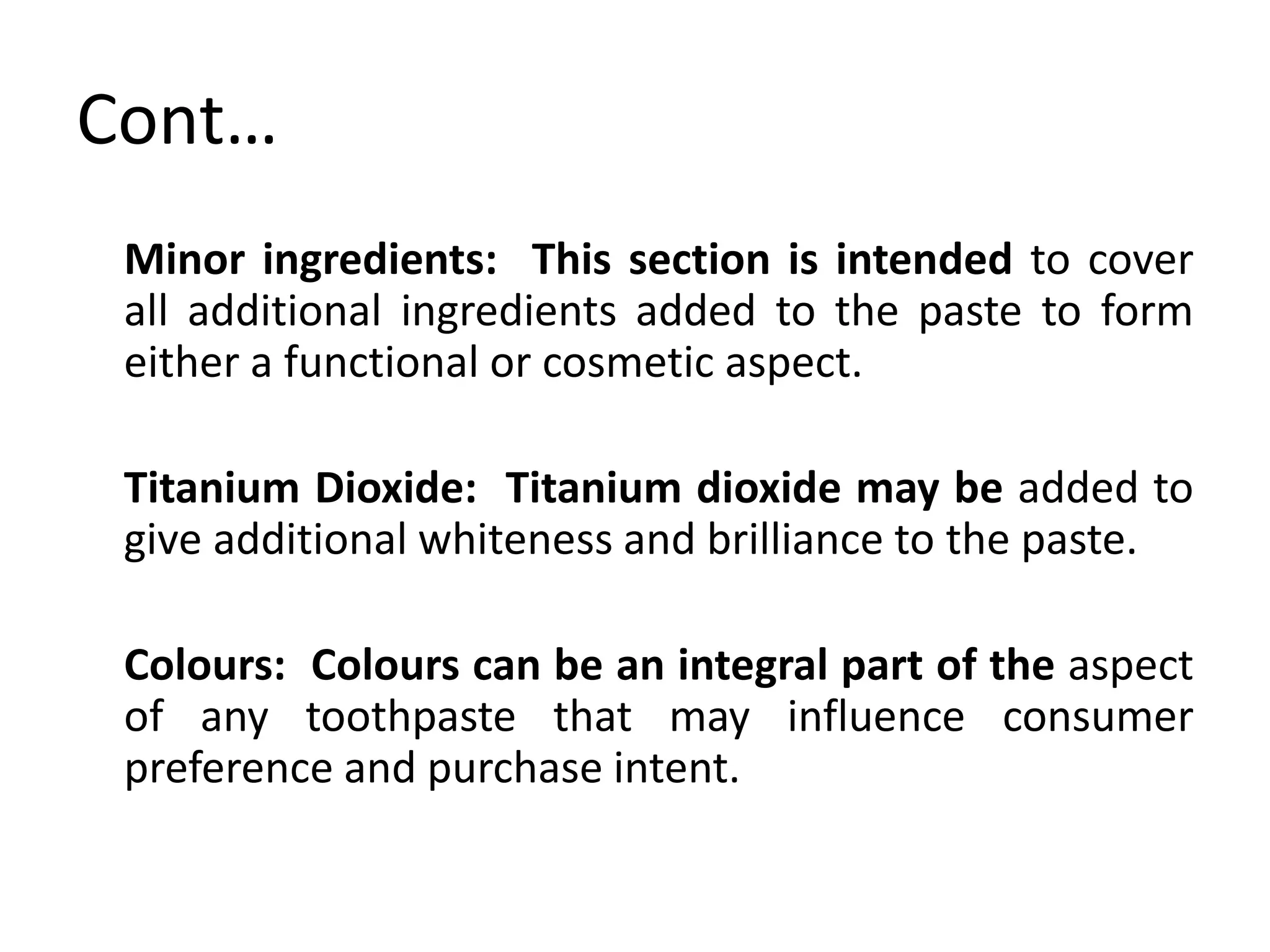 Building blocks for formulation shampoo and toothpaste | PPTX