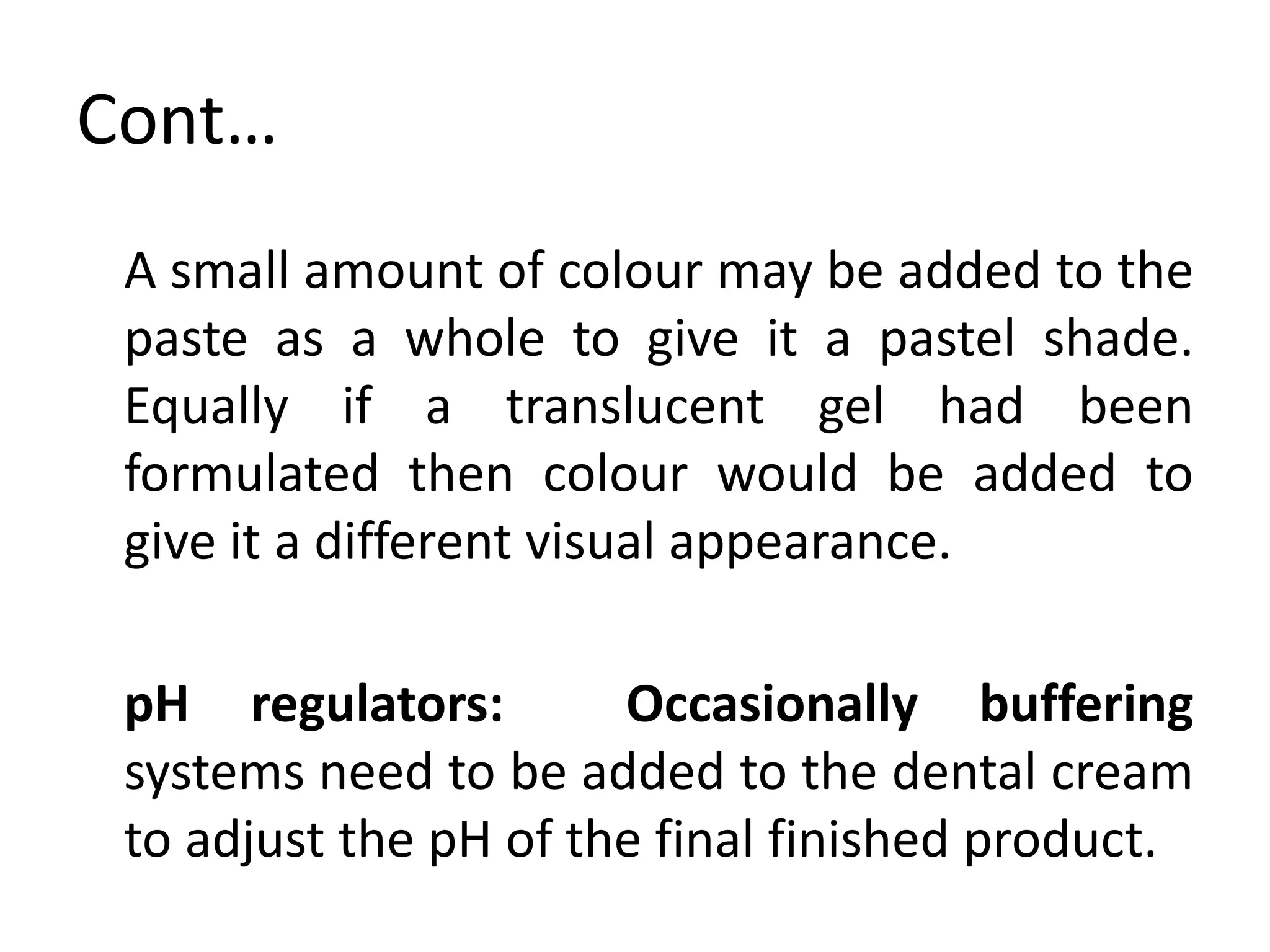 Building blocks for formulation shampoo and toothpaste | PPTX