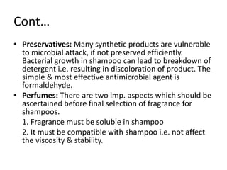 Building blocks for formulation shampoo and toothpaste | PPTX