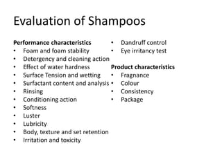Building blocks for formulation shampoo and toothpaste | PPTX