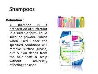 Building blocks for formulation shampoo and toothpaste | PPTX