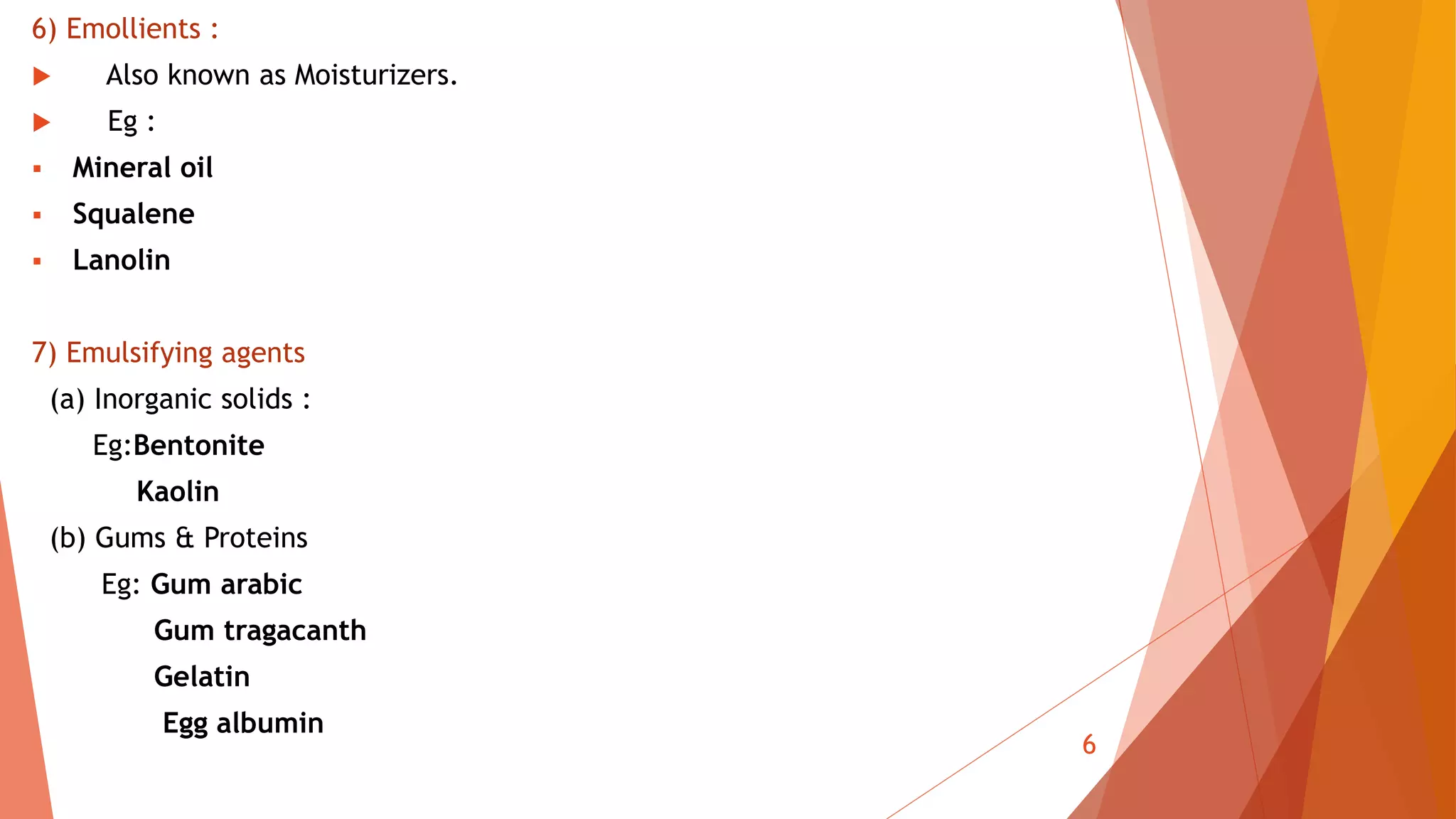 Building blocks of different product formulations of cosmetics | PPTX