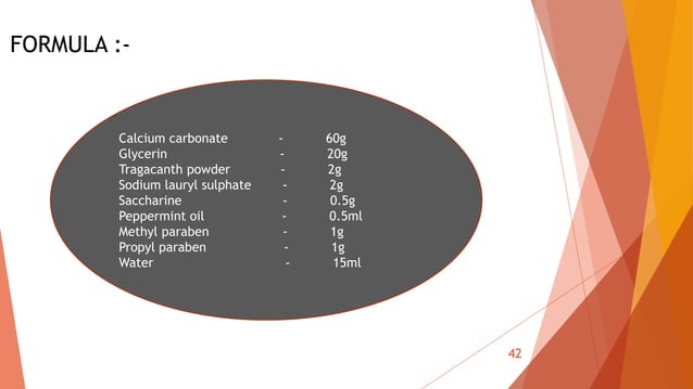 Building blocks of different product formulations of cosmetics | PPTX ...
