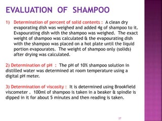Building blocks of cream and shampoo diksha ppt | PPT