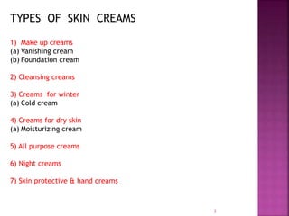 Building blocks of cream and shampoo diksha ppt | PPT