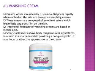 Building blocks of cream and shampoo diksha ppt | PPT