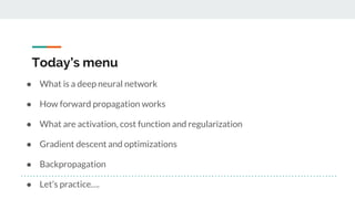 Building blocks of deep learning | PPTX | Artificial Intelligence | Technology & Computing