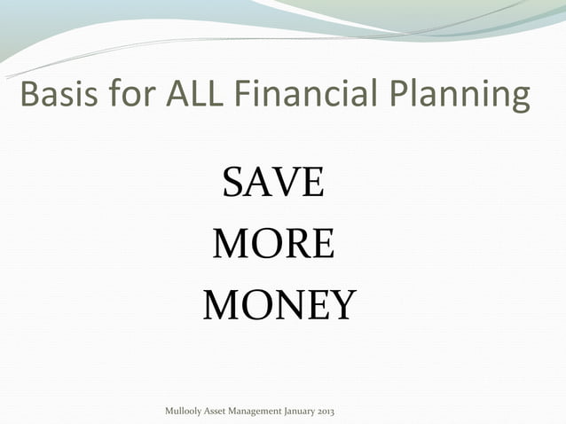 Building Blocks of Financial Planning: Saving and Budgets | PPT