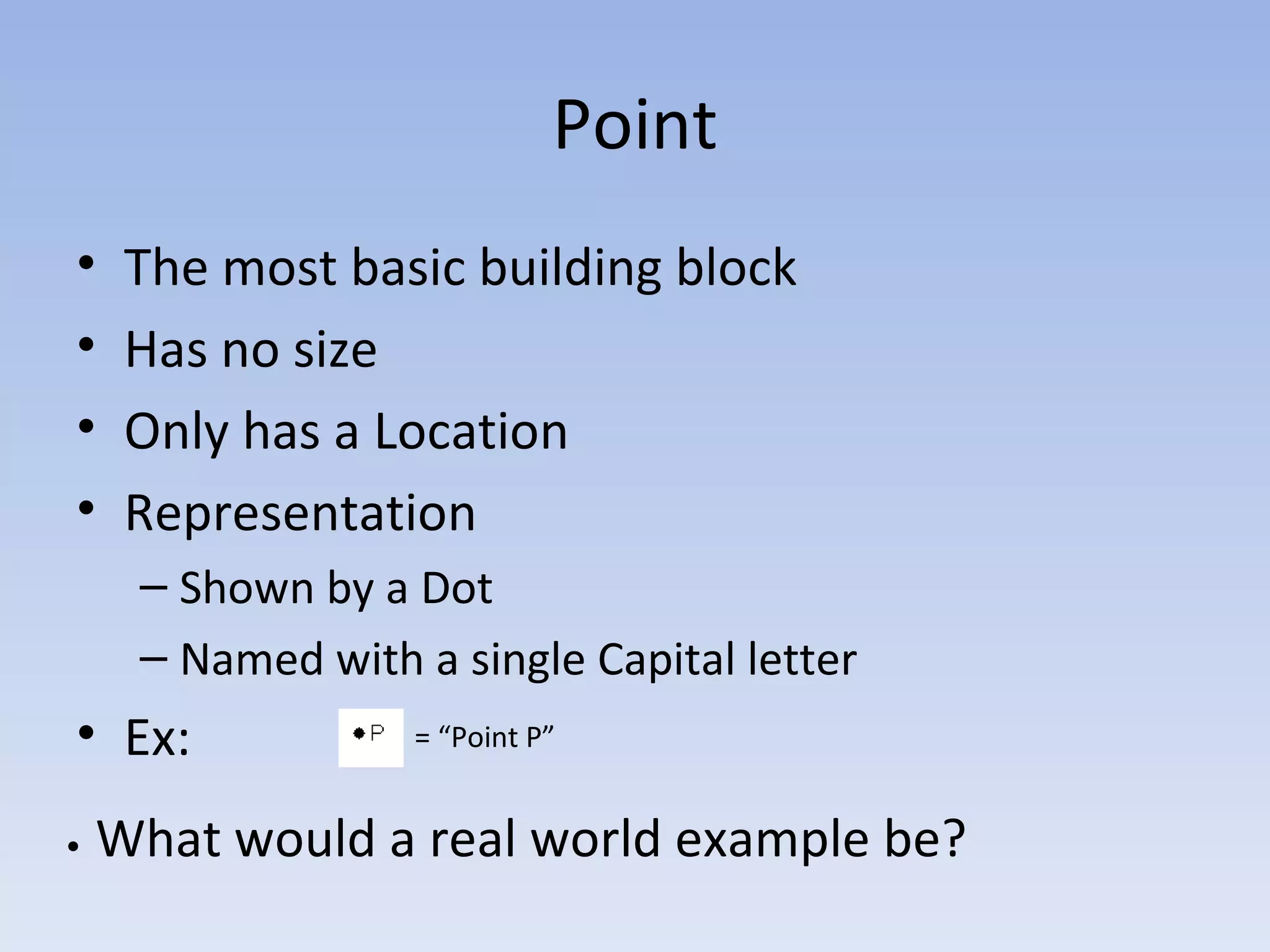 Building Blocks Of Geometry | PPT