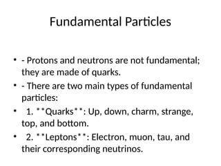 Building_Blocks_of_Matter konsep dasar fisika test | PPT