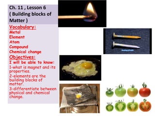 Building blocks of matter g3 | PPTX