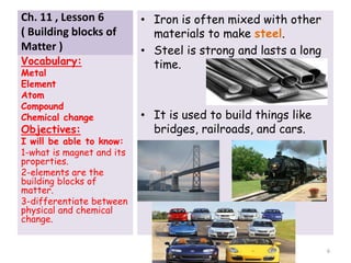 Building blocks of matter g3 | PPTX