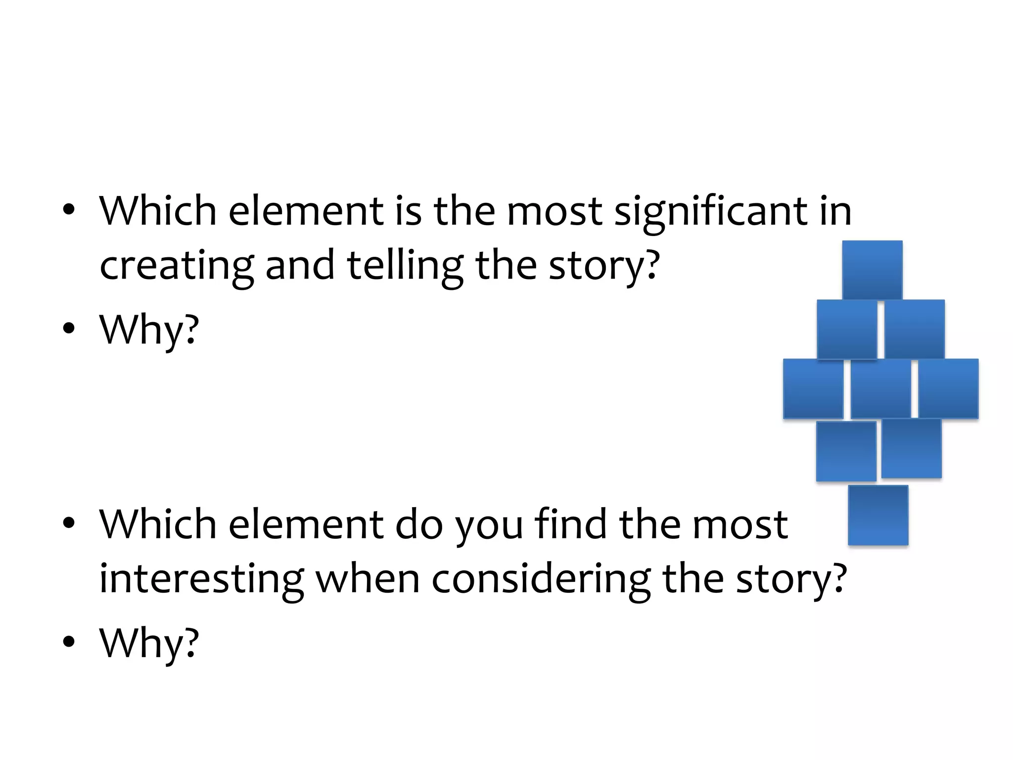 Building blocks of narrative | PPTX