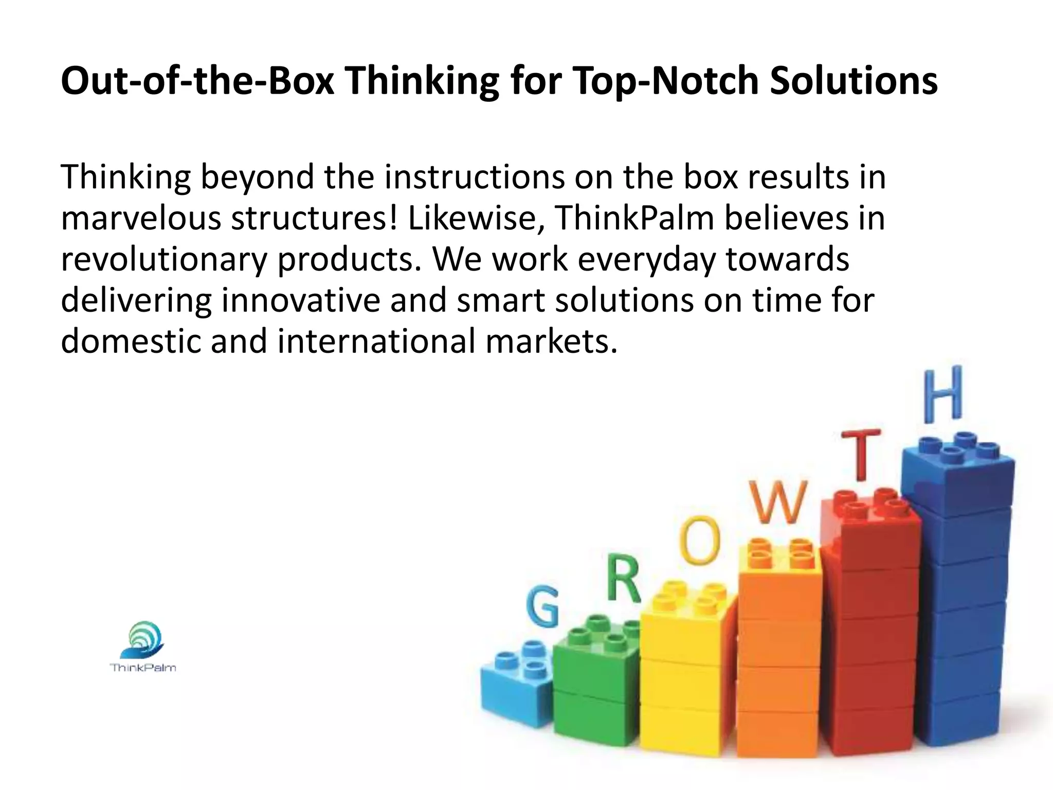 Building Blocks of ThinkPalm - People, Partners, Innovative Thinking ...