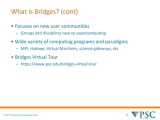 PEARC17: Building bridges - The System Administration Tools and ...