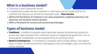 Building Business Model a presentation pdf | PDF